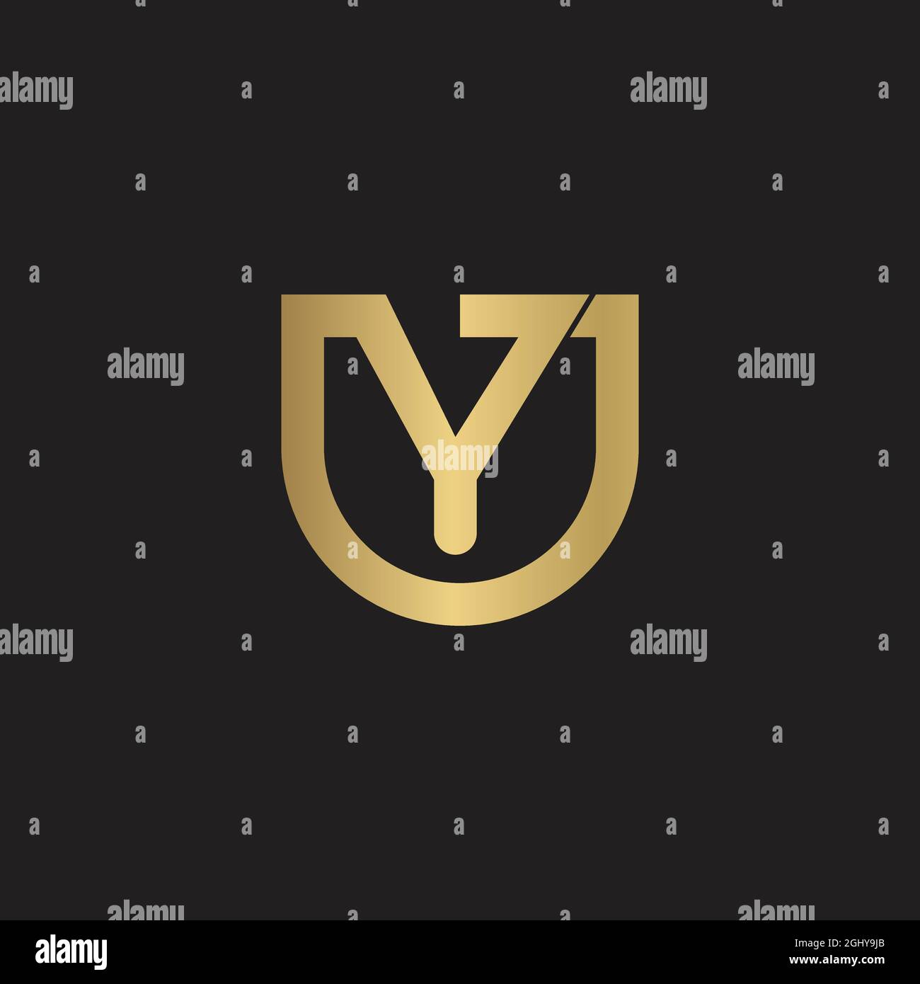 Alphabet Initials logo UY, YU, Y and U Stock Vector Image & Art - Alamy