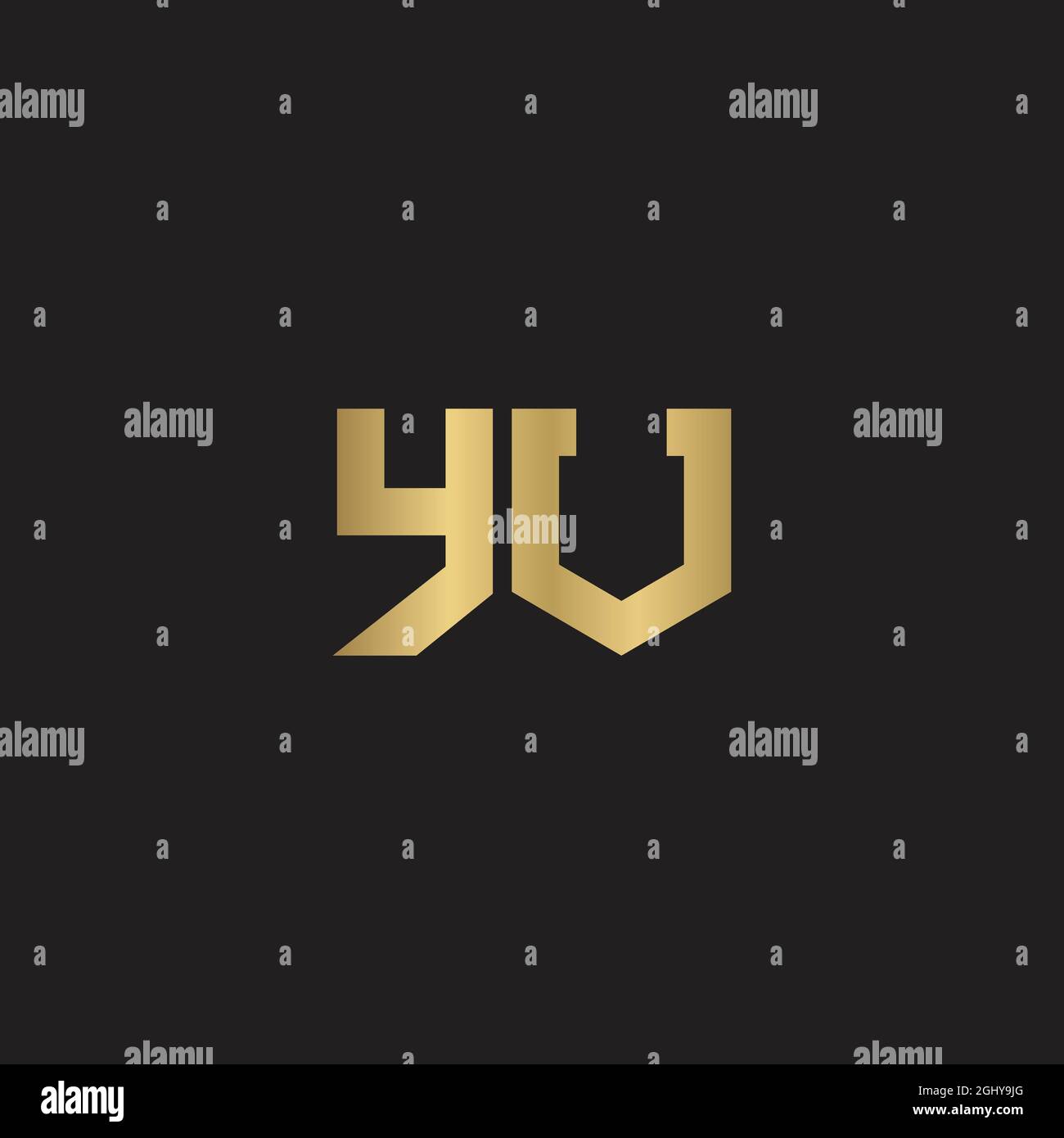 Alphabet Initials logo UY, YU, Y and U Stock Vector Image & Art - Alamy