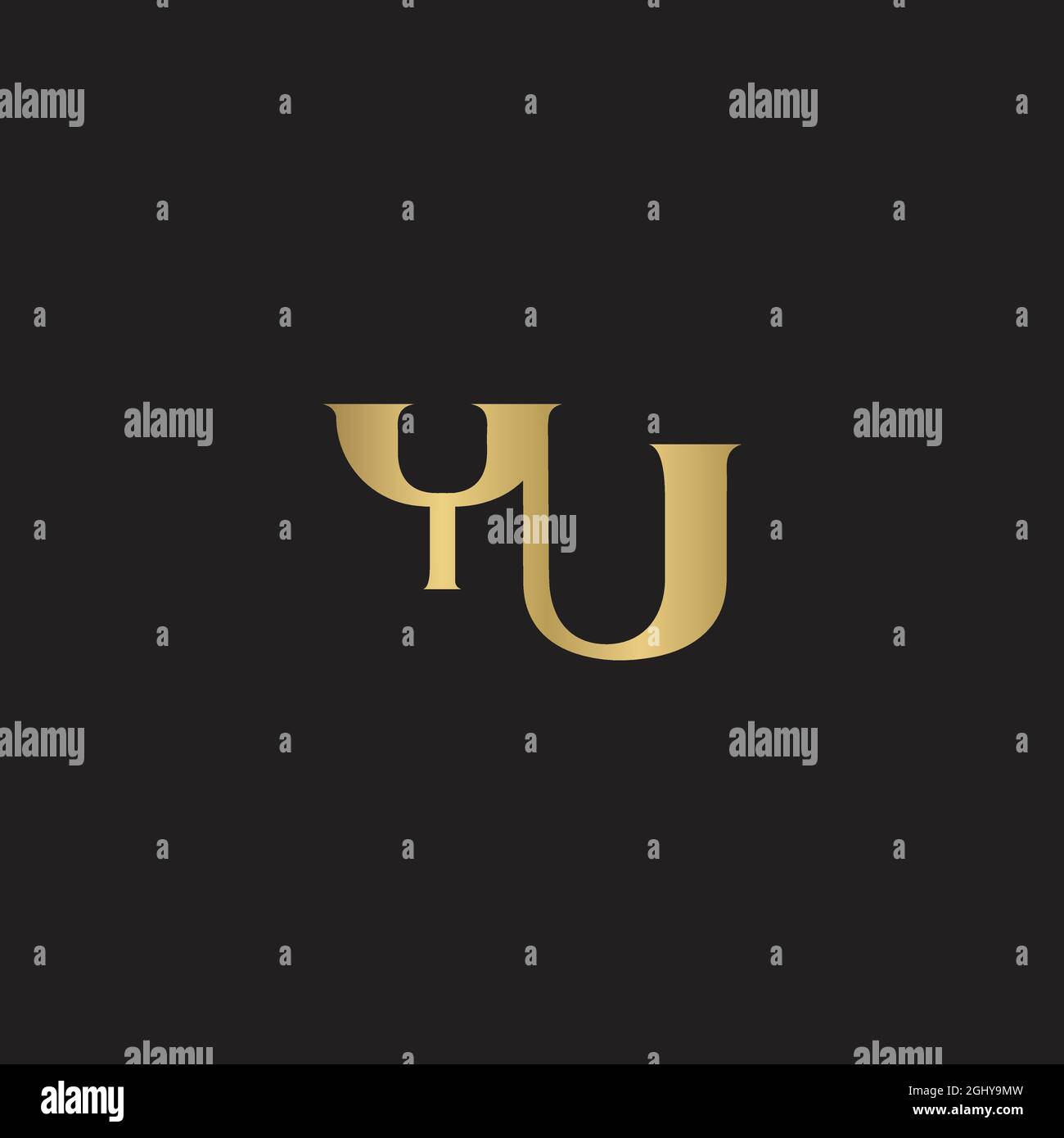 Alphabet Initials logo UY, YU, Y and U Stock Vector Image & Art - Alamy