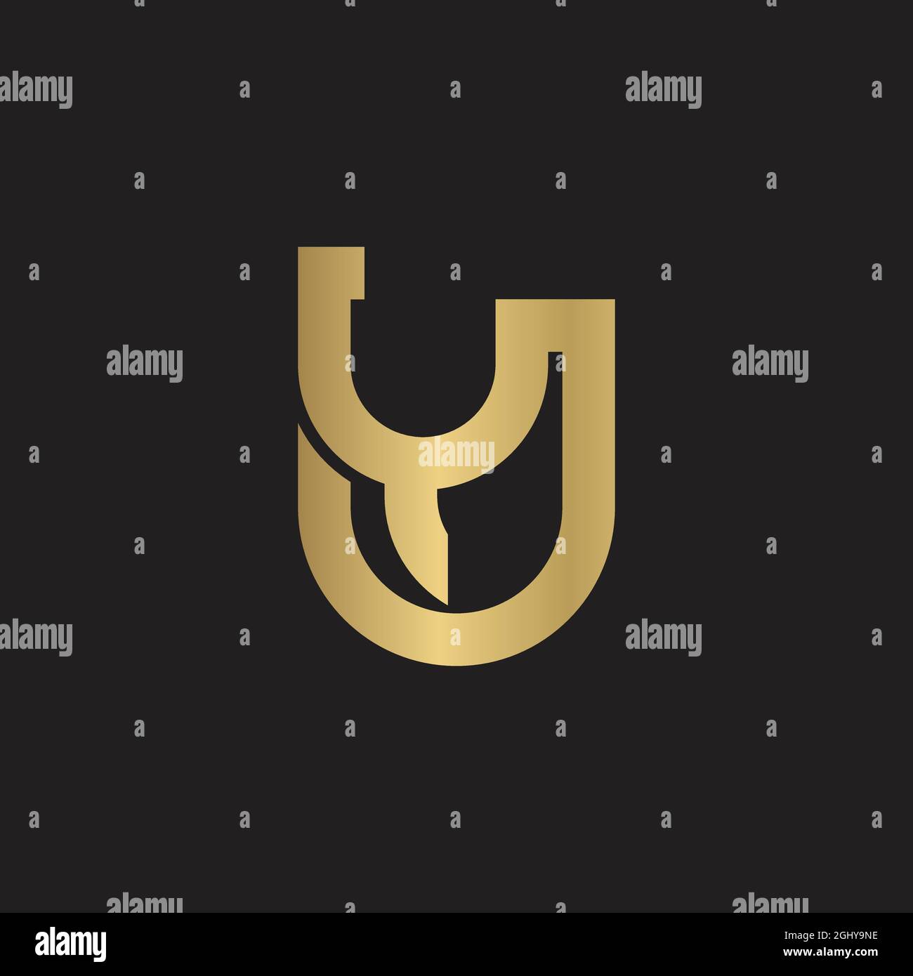 Alphabet Initials logo UY, YU, Y and U Stock Vector Image & Art - Alamy