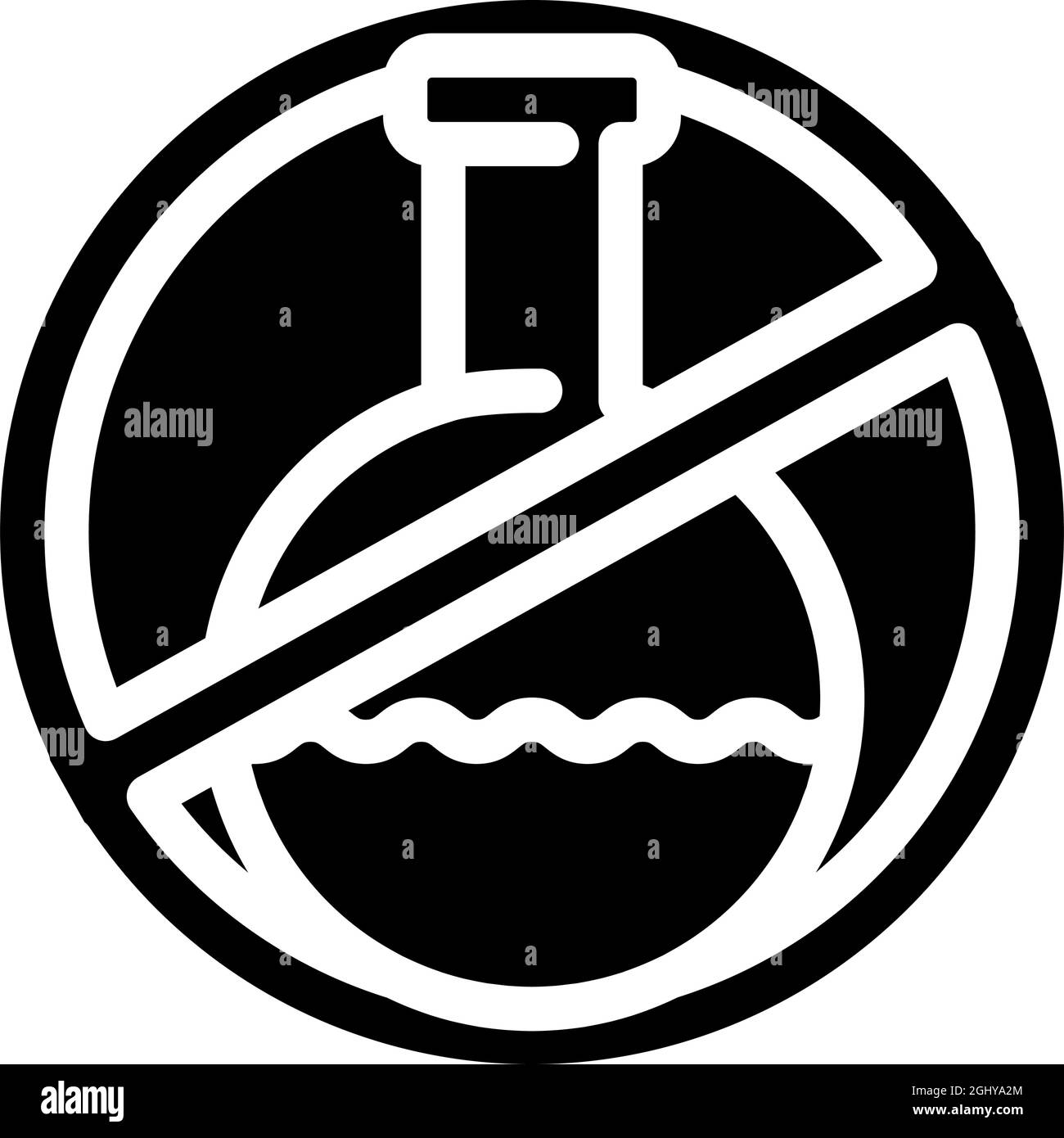 silicone chemical liquid free glyph icon vector illustration Stock ...