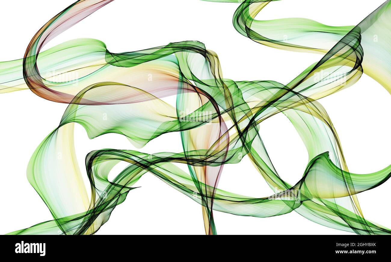 Colorful Abstract smoke lines wallpaper, Shapes created with lines on ...