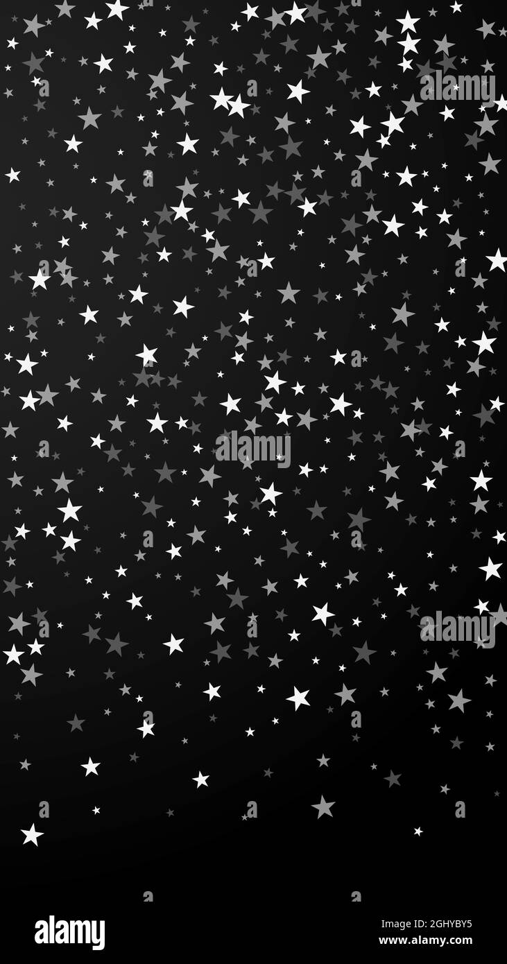 Random falling stars Christmas background. Subtle flying snow flakes ...