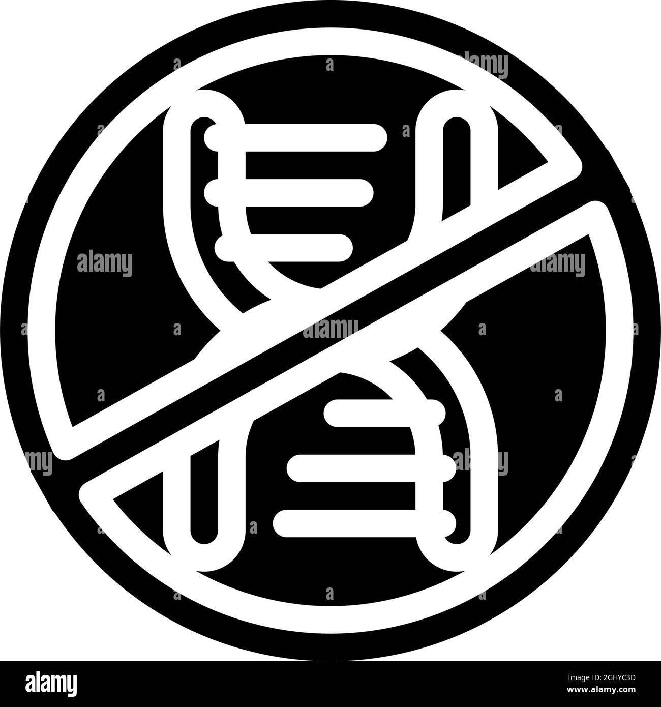 gmo free glyph icon vector illustration Stock Vector Image & Art - Alamy