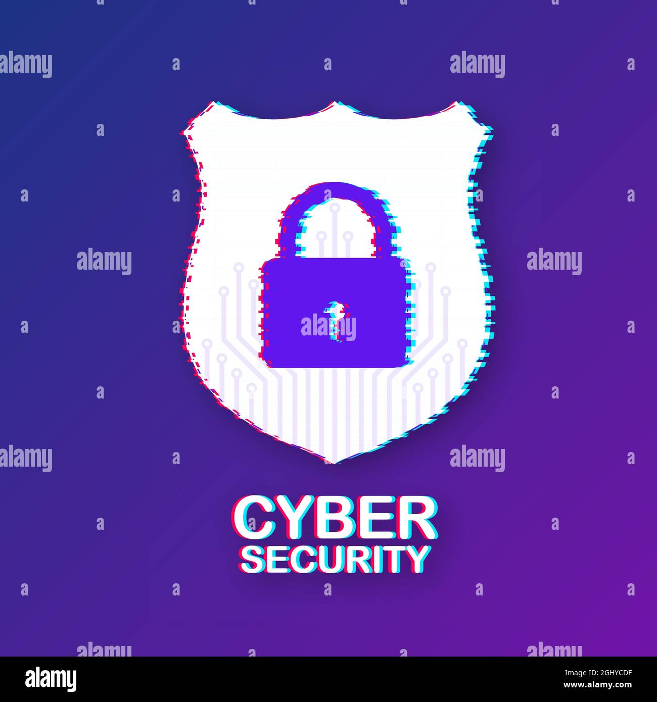 Cyber security vector logo with shield and check mark. Security shield concept. Internet ...