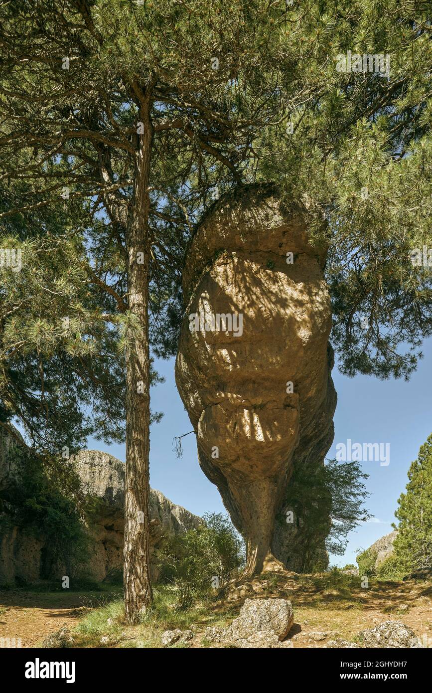 La Ciudad Encantada, Spanish natural site of calcareous or limestone ...