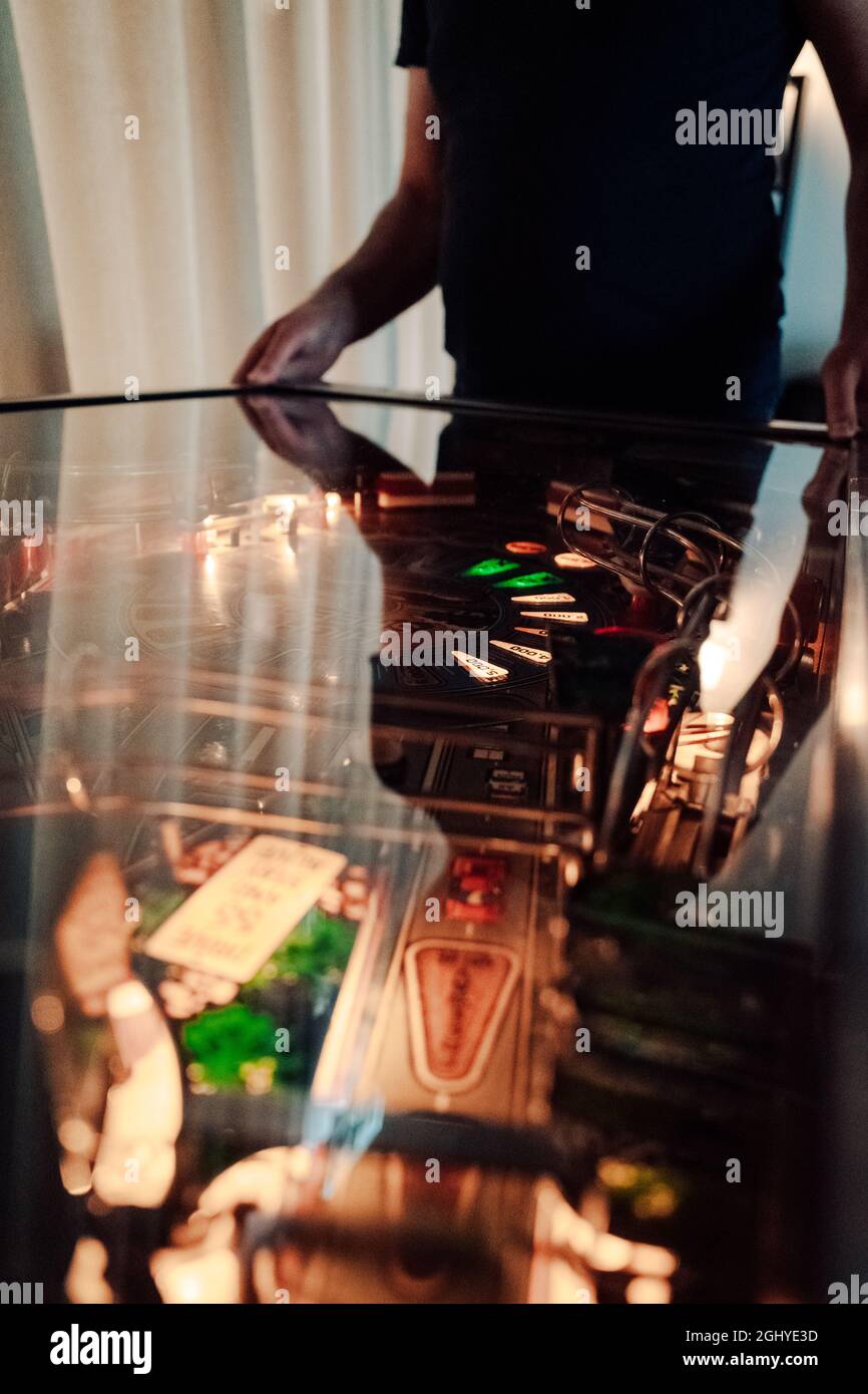 Pinball table hi-res stock photography and images - Alamy