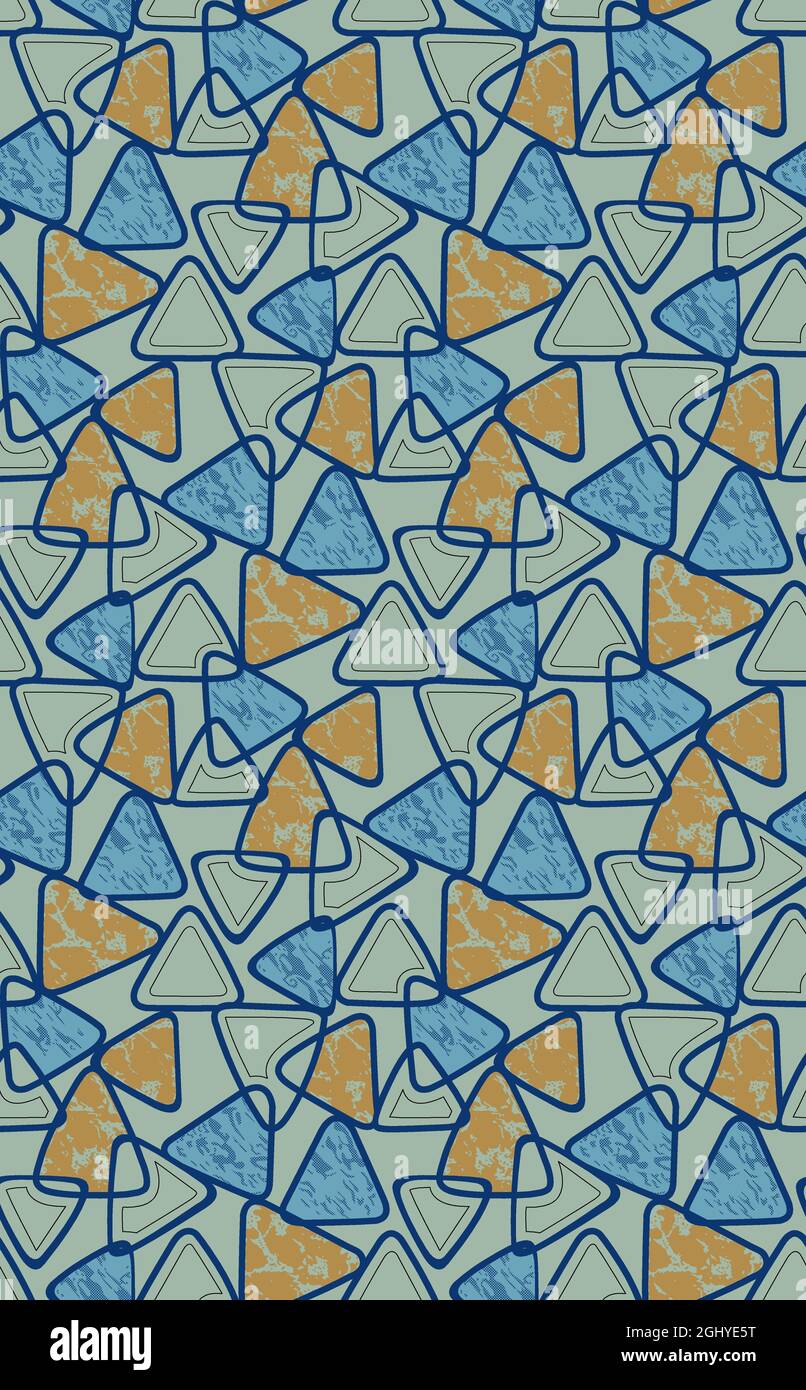Vertical colorful seamless pattern wallpaper background with geometric ...