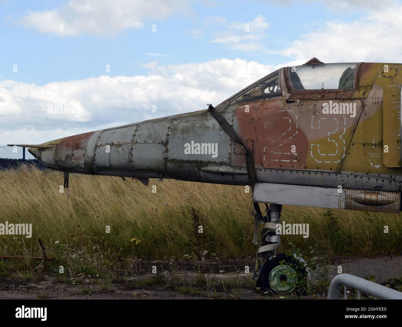 CHESTER, UNITED KINGDOM - Aug 12, 2021: The jet plane at Broughton ...
