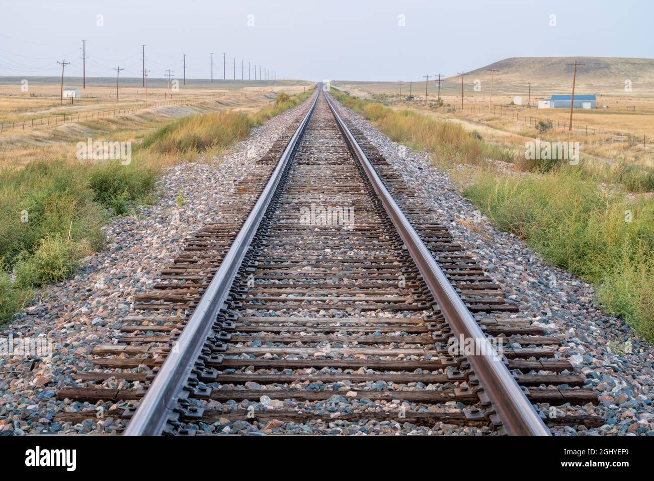 Prairie train tracks hi-res stock photography and images - Alamy