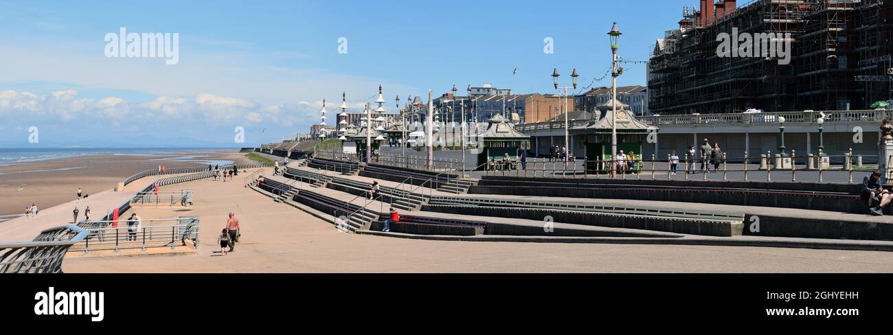 BLACKPOOL, UNITED KINGDOM - Jul 08, 2021: A c view of a beautiful ...