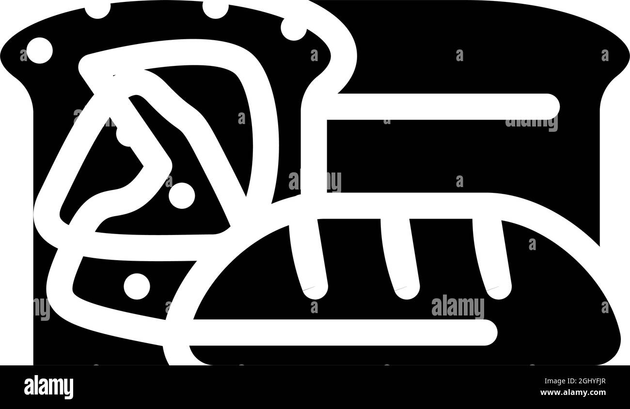 bakery department glyph icon vector illustration Stock Vector Image ...
