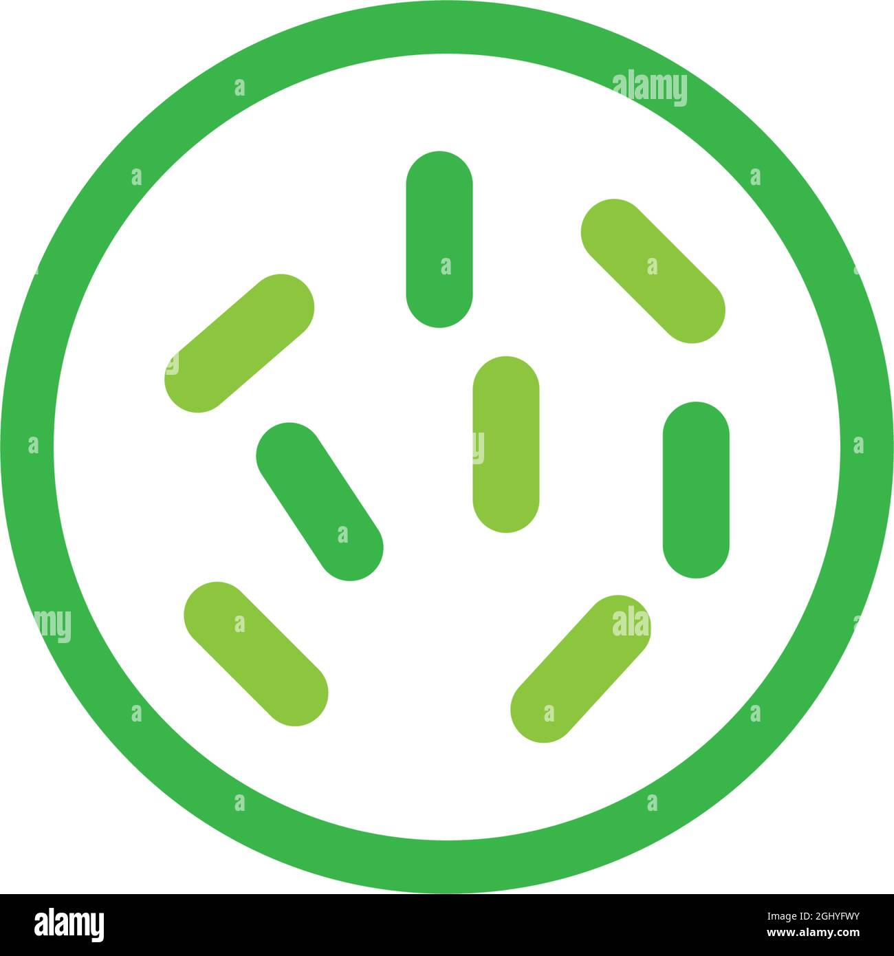 Bacterial Probiotic icon vector flat design template Stock Vector Image ...