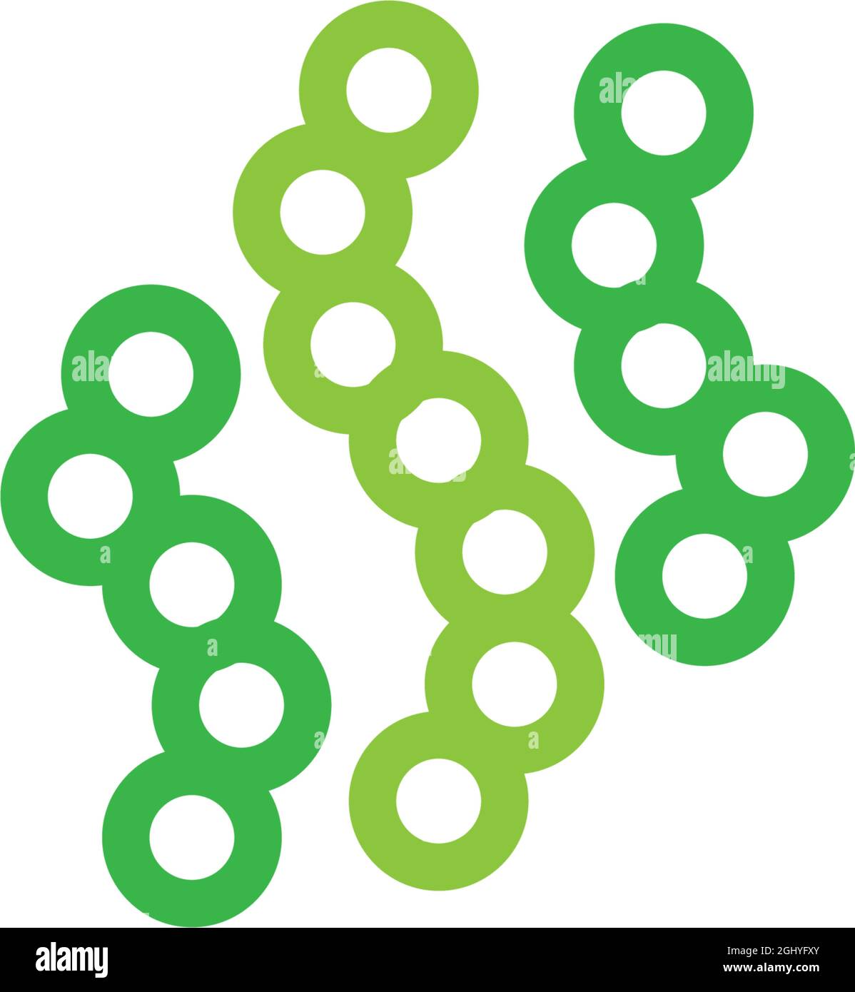 Bacterial Probiotic icon vector flat design template Stock Vector Image ...