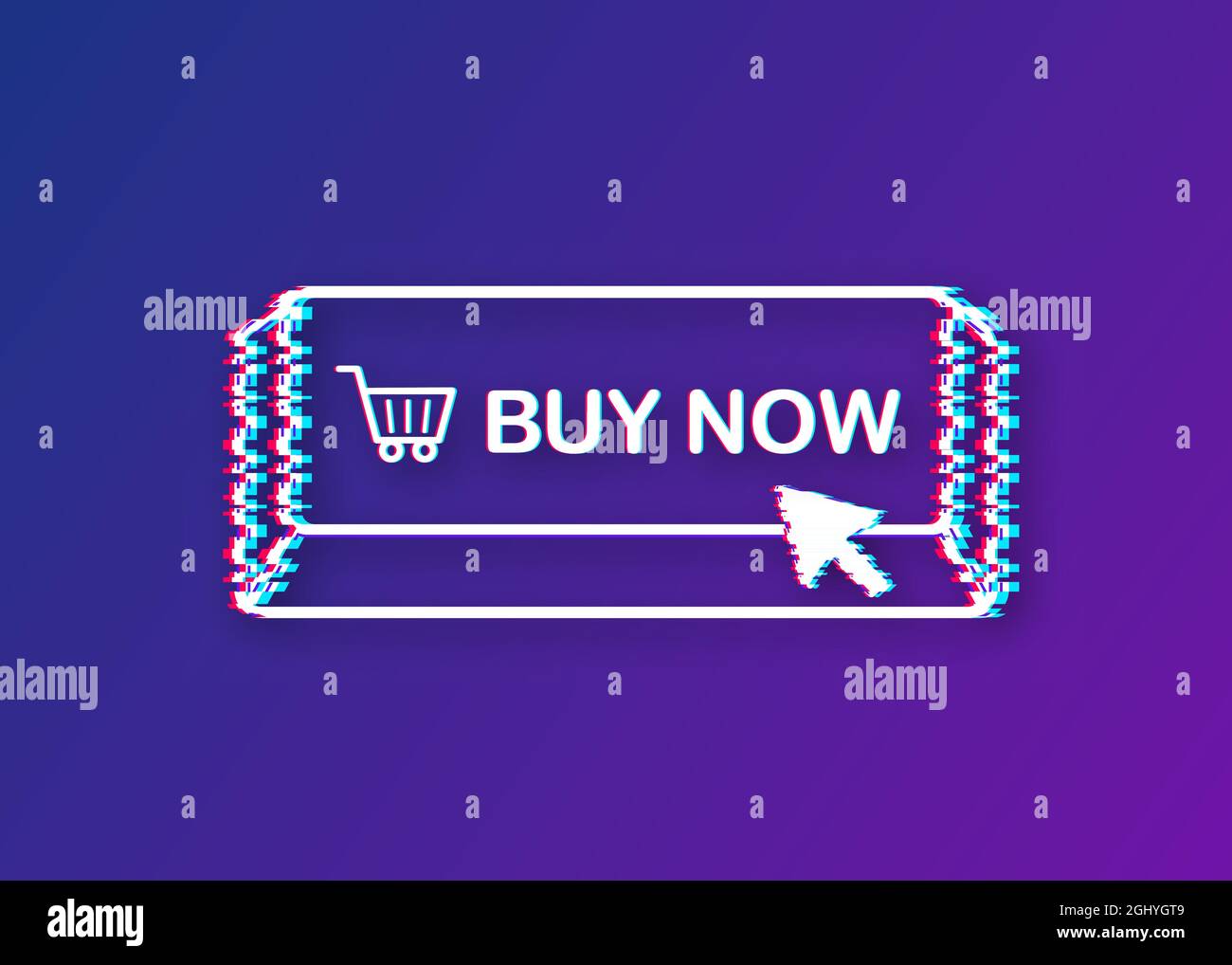 Shopping concept glitch icon design hi-res stock photography and images ...