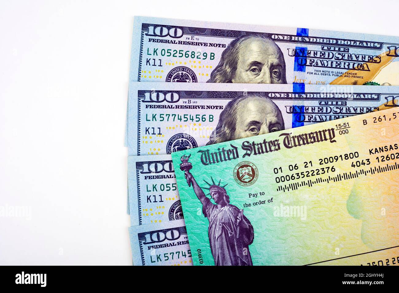 U.s. treasury check hi-res stock photography and images - Alamy