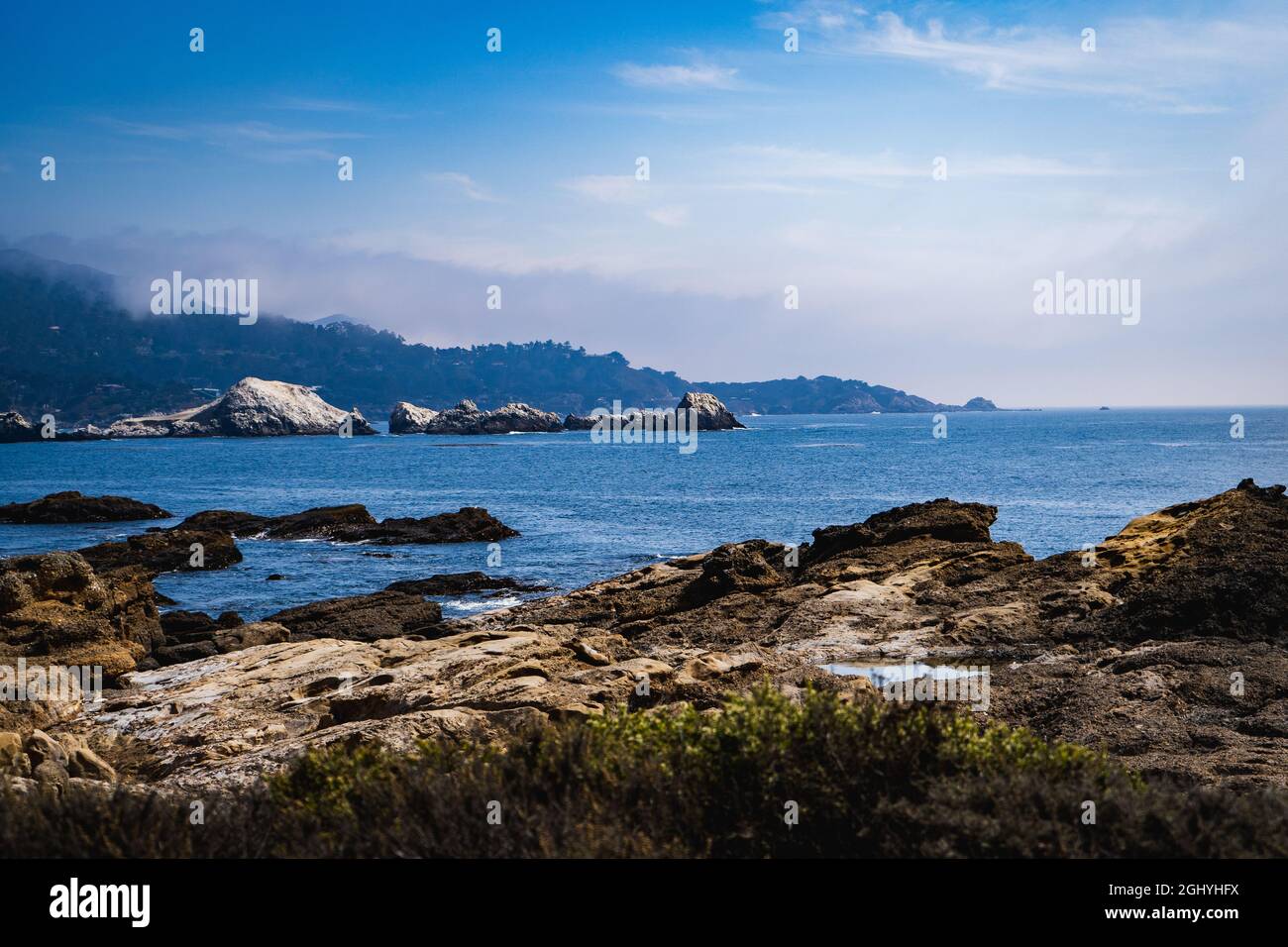 Half Moon Bay board walk, California, HMB Stock Photo - Alamy