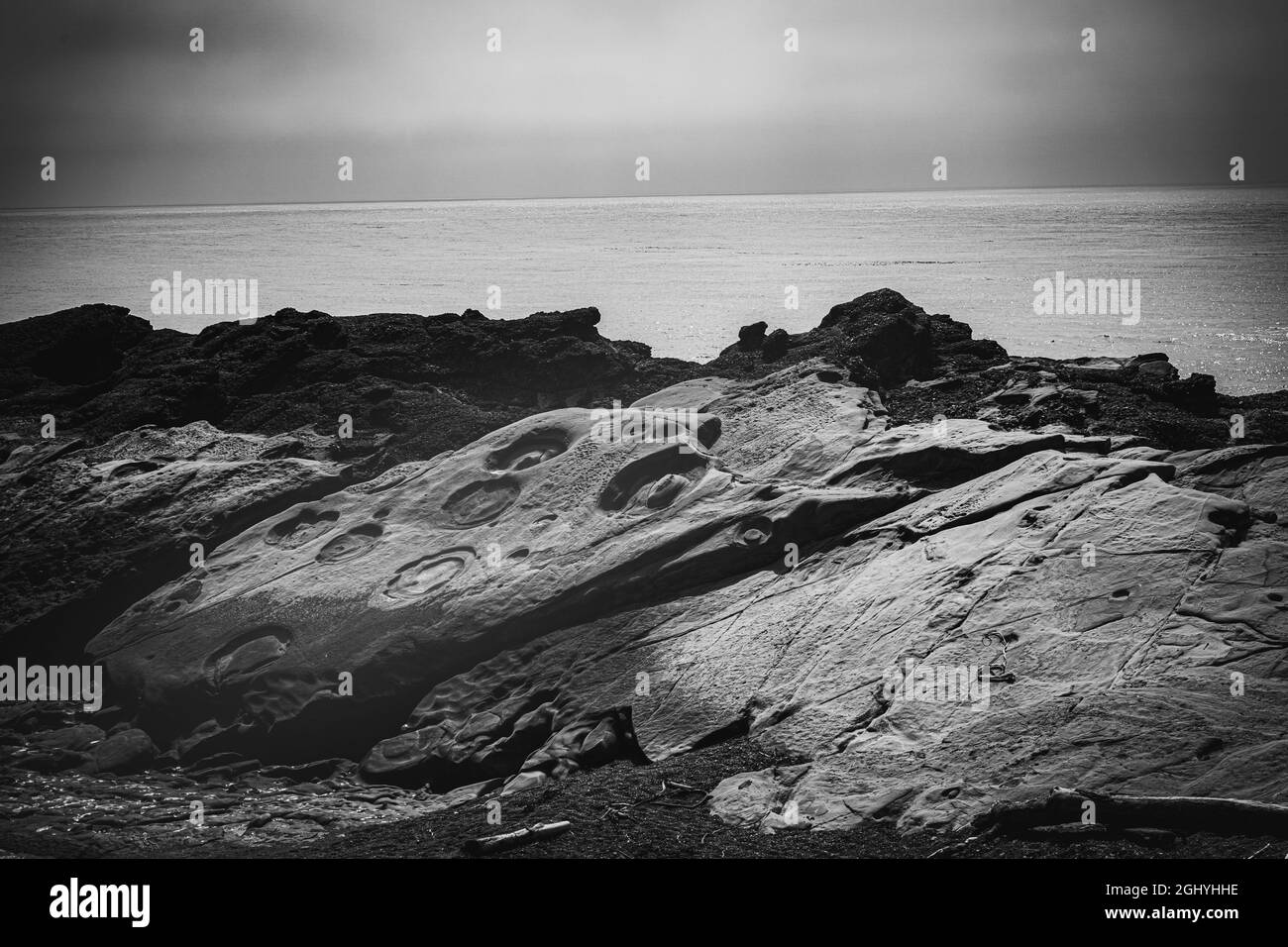 Half Moon Bay board walk, California, HMB Stock Photo - Alamy