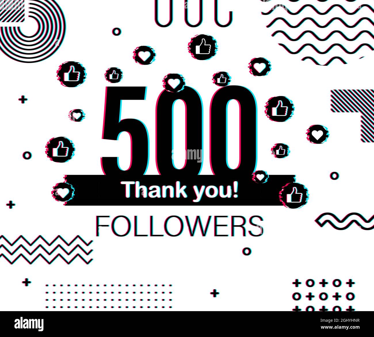 500 friends Stock Vector Images - Alamy