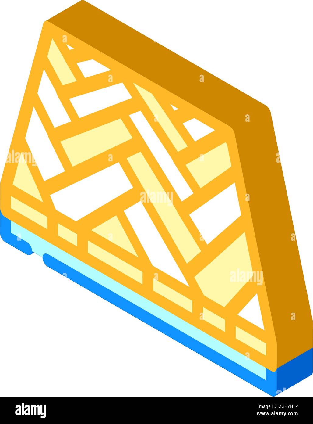 parquet floor isometric icon vector illustration Stock Vector Image ...