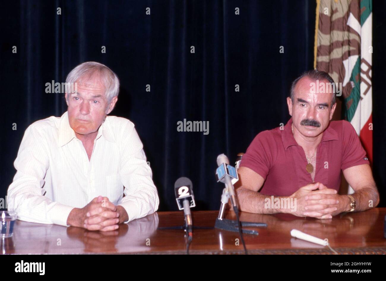 Timothy Leary and G. Gordon Liddy Circa 1983. : Ralph Dominguez ...