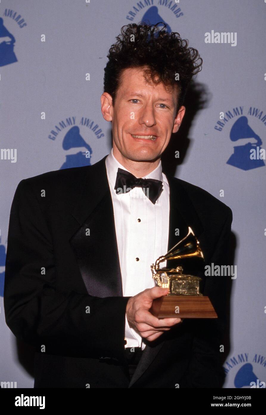 Lyle Lovett at the 32nd Annual Grammy Awards on February 21, 1990 at ...