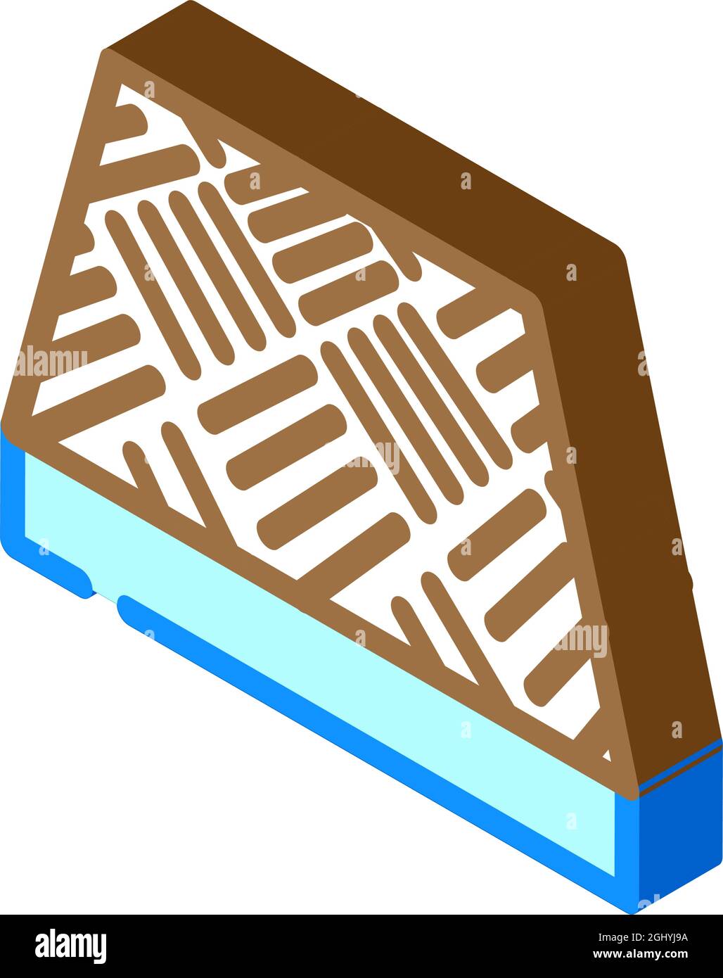 anti-slip flooring isometric icon vector illustration Stock Vector ...