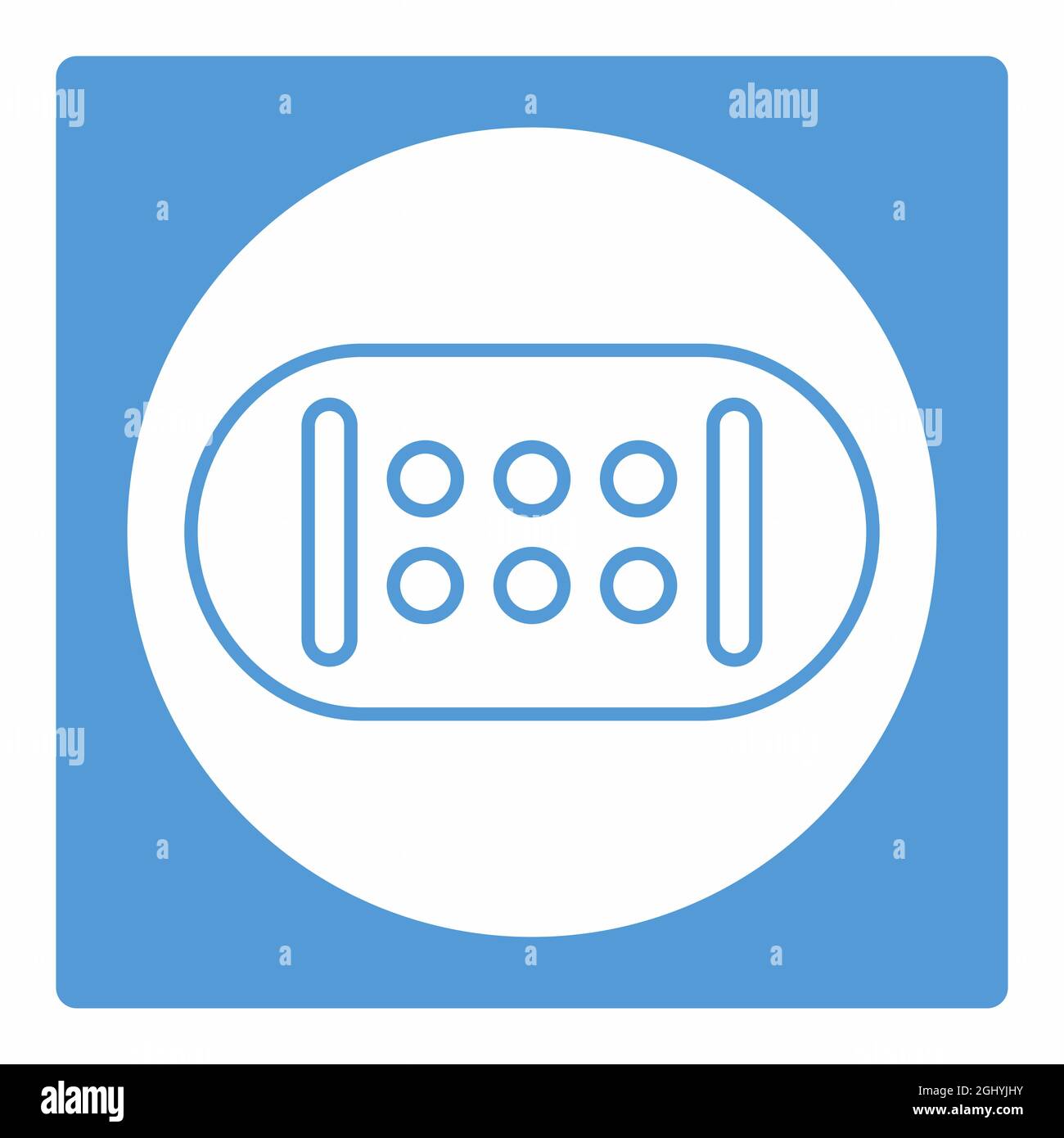 Icon Vector of Adhesive Plaster - White Moon Style - Simple ...