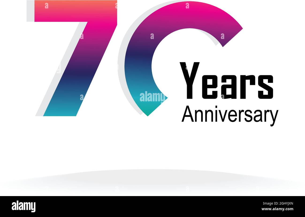 Luxury 70 logo Stock Vector Images - Alamy