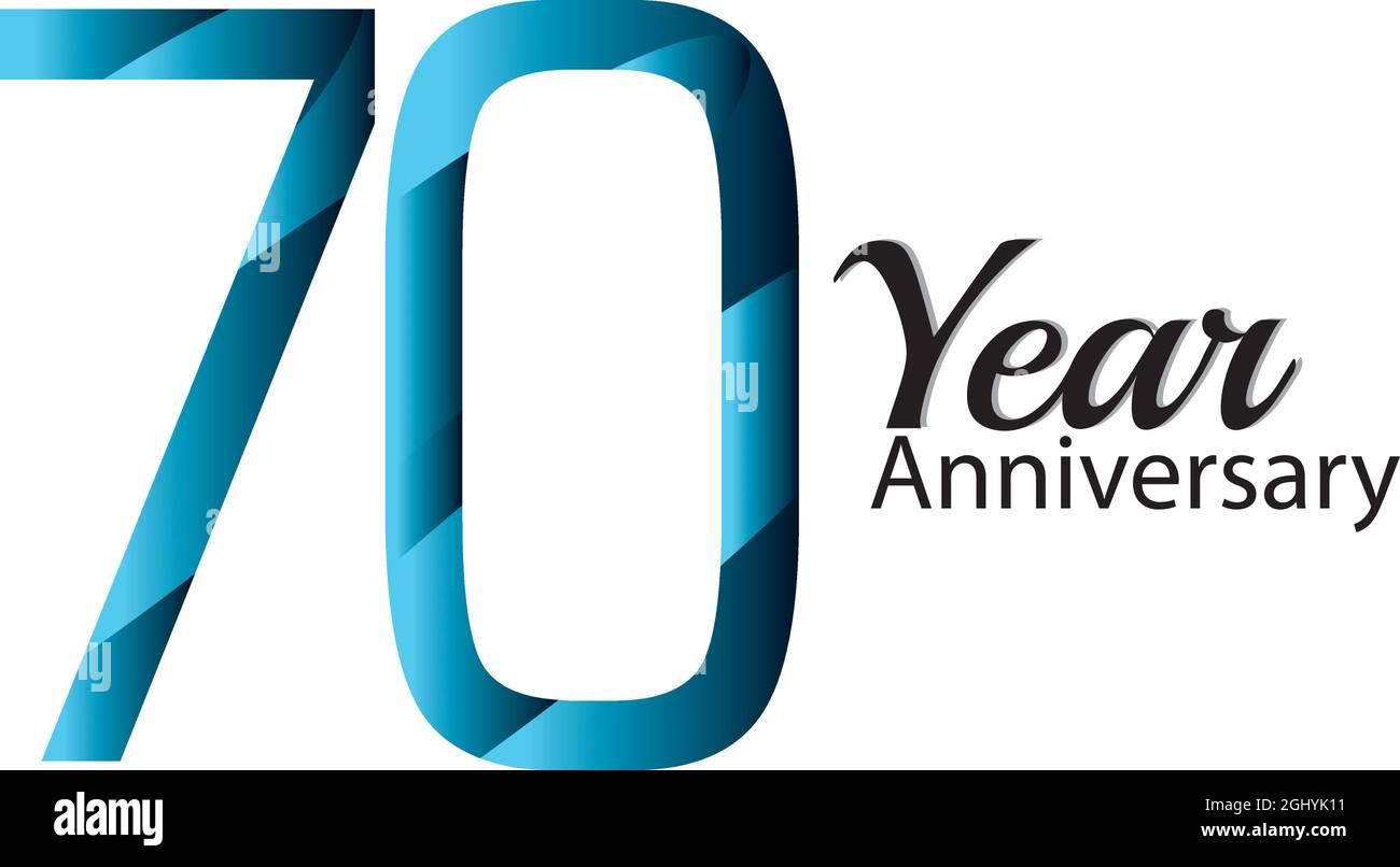 70th anniversary logo Cut Out Stock Images & Pictures - Alamy