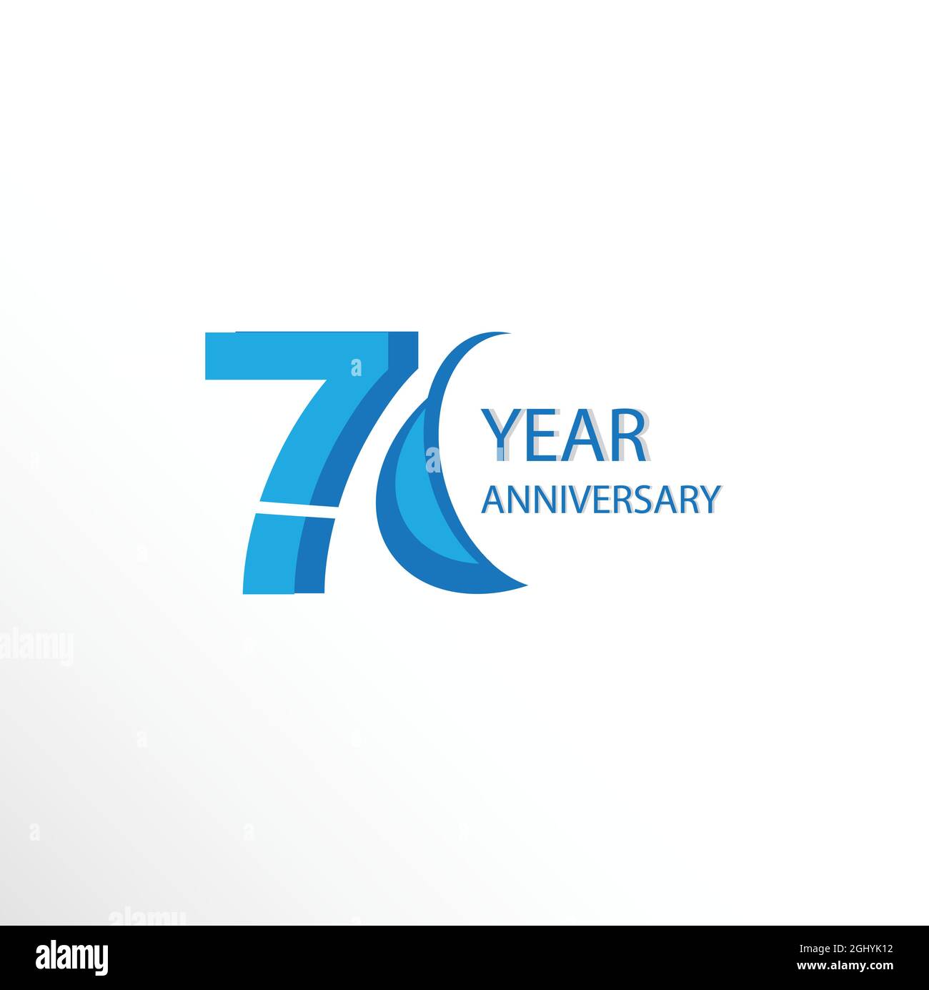 70th anniversary logo Cut Out Stock Images & Pictures - Alamy