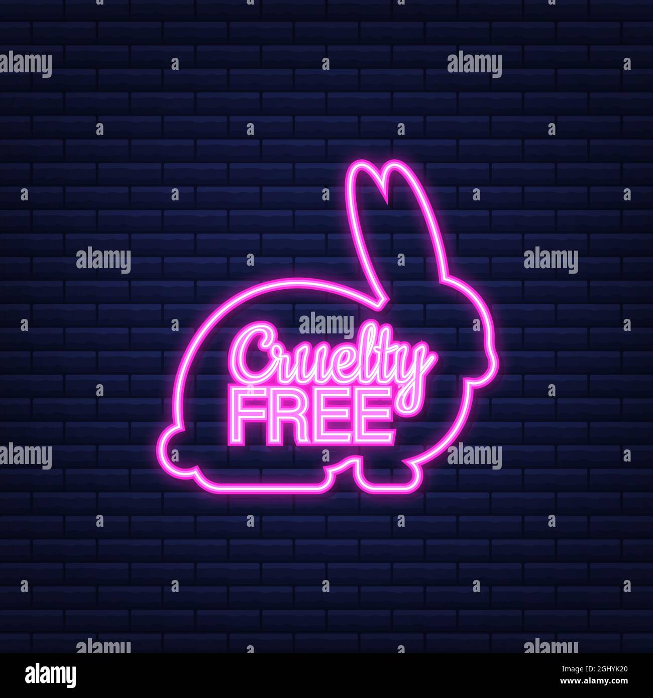 Cruelty free Pink banner. Vegan emblem. Packaging design. Natural ...