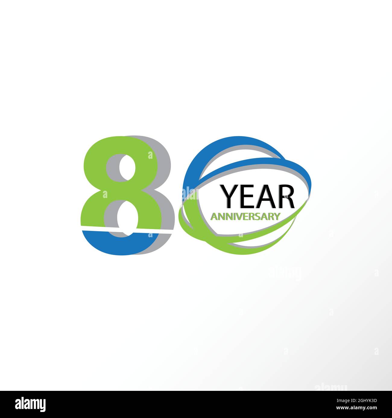 Happy 80th anniversary Cut Out Stock Images & Pictures - Alamy