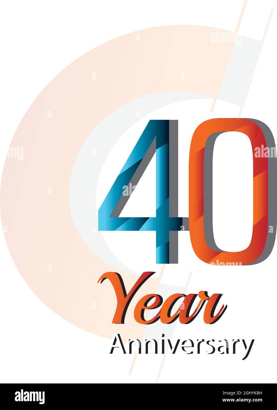Is celebrating its 40th anniversary Cut Out Stock Images & Pictures - Alamy