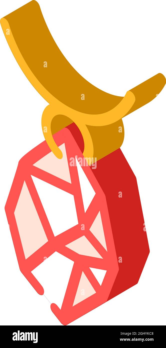 jewelry making isometric icon vector illustration Stock Vector Image ...