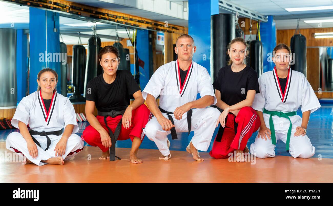 Women in karate kimonos hi-res stock photography and images - Alamy