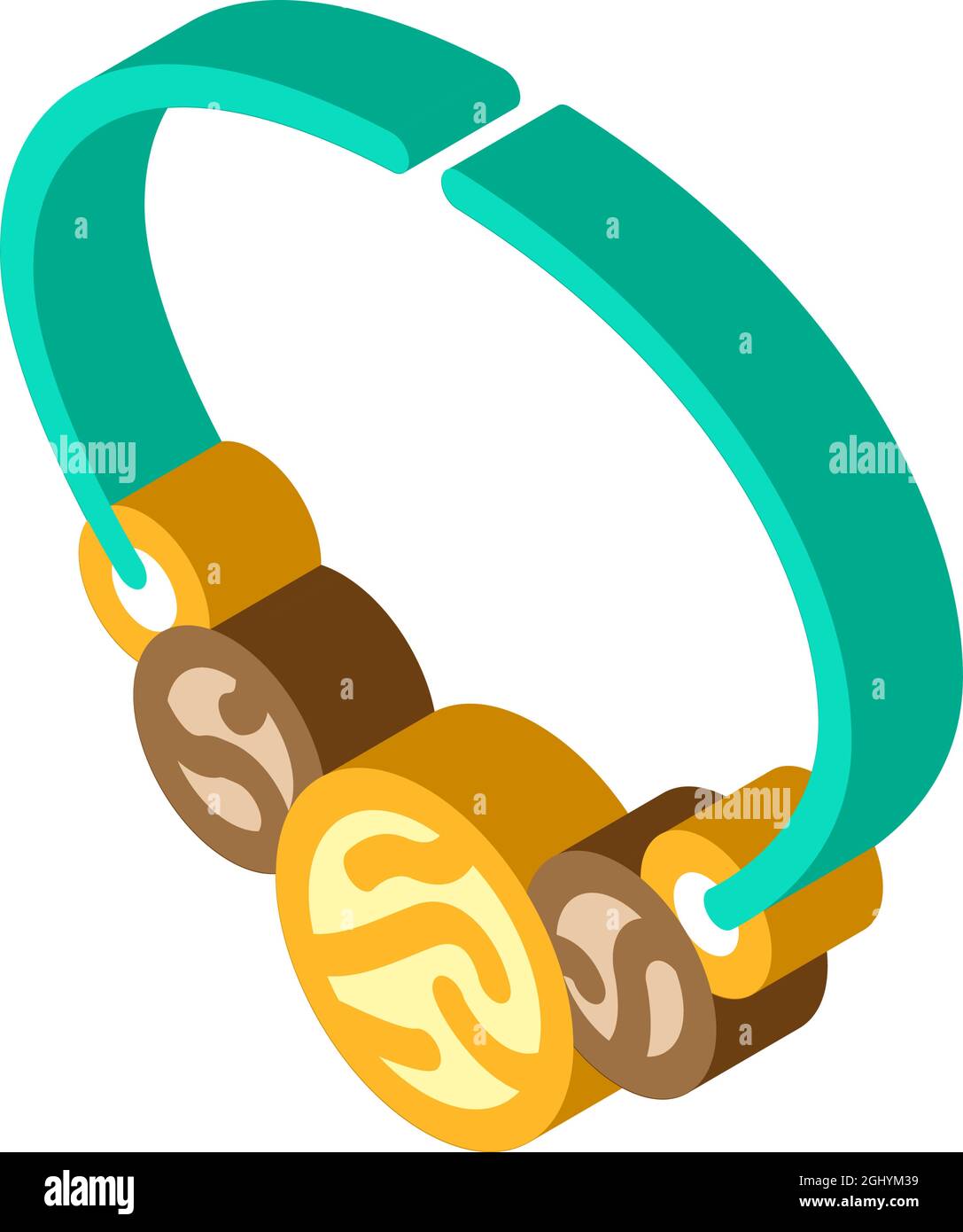 wood decoration isometric icon vector illustration Stock Vector Image ...