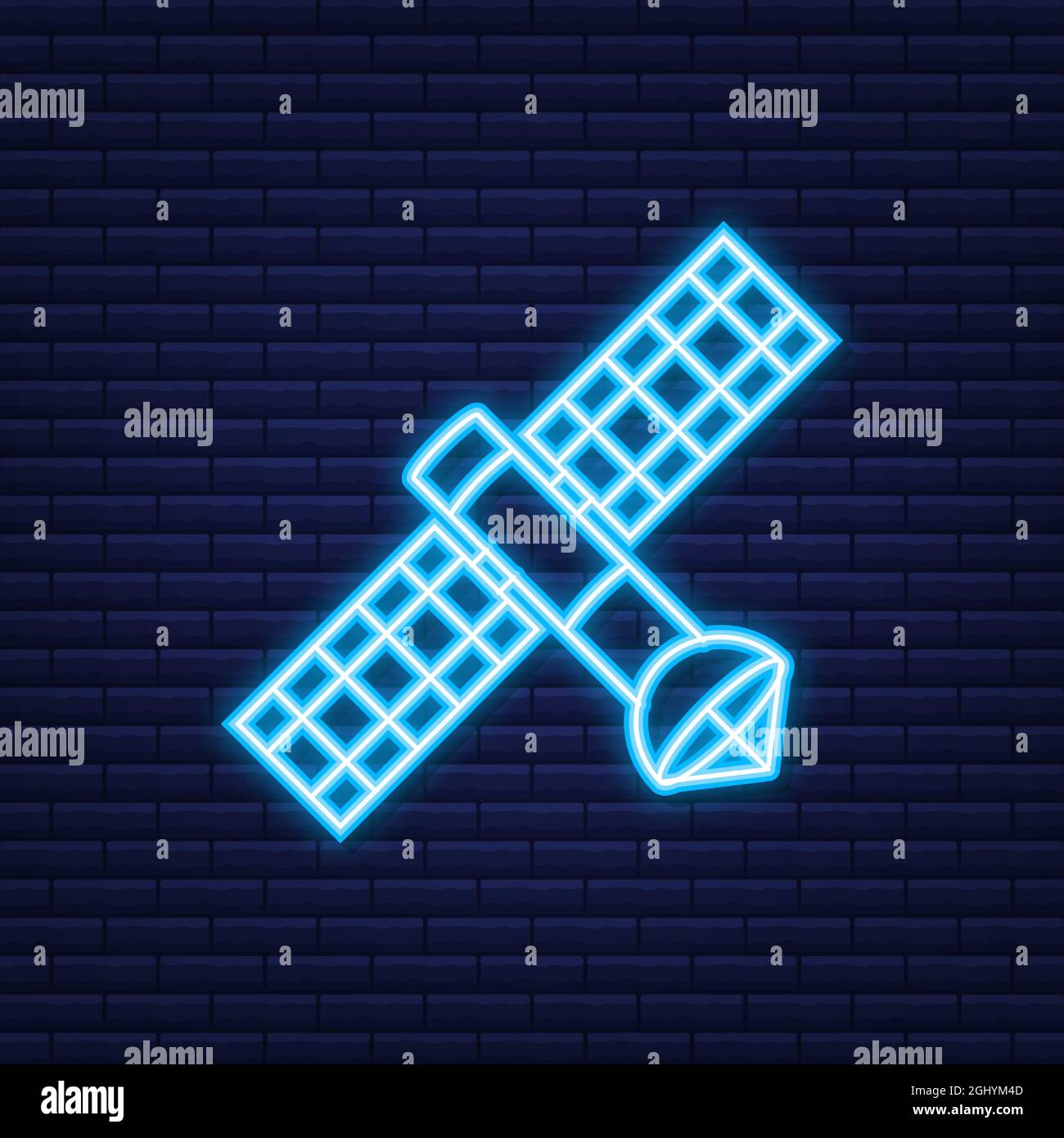 The satellite. Artificial satellites orbiting the planet Earth GPS ...