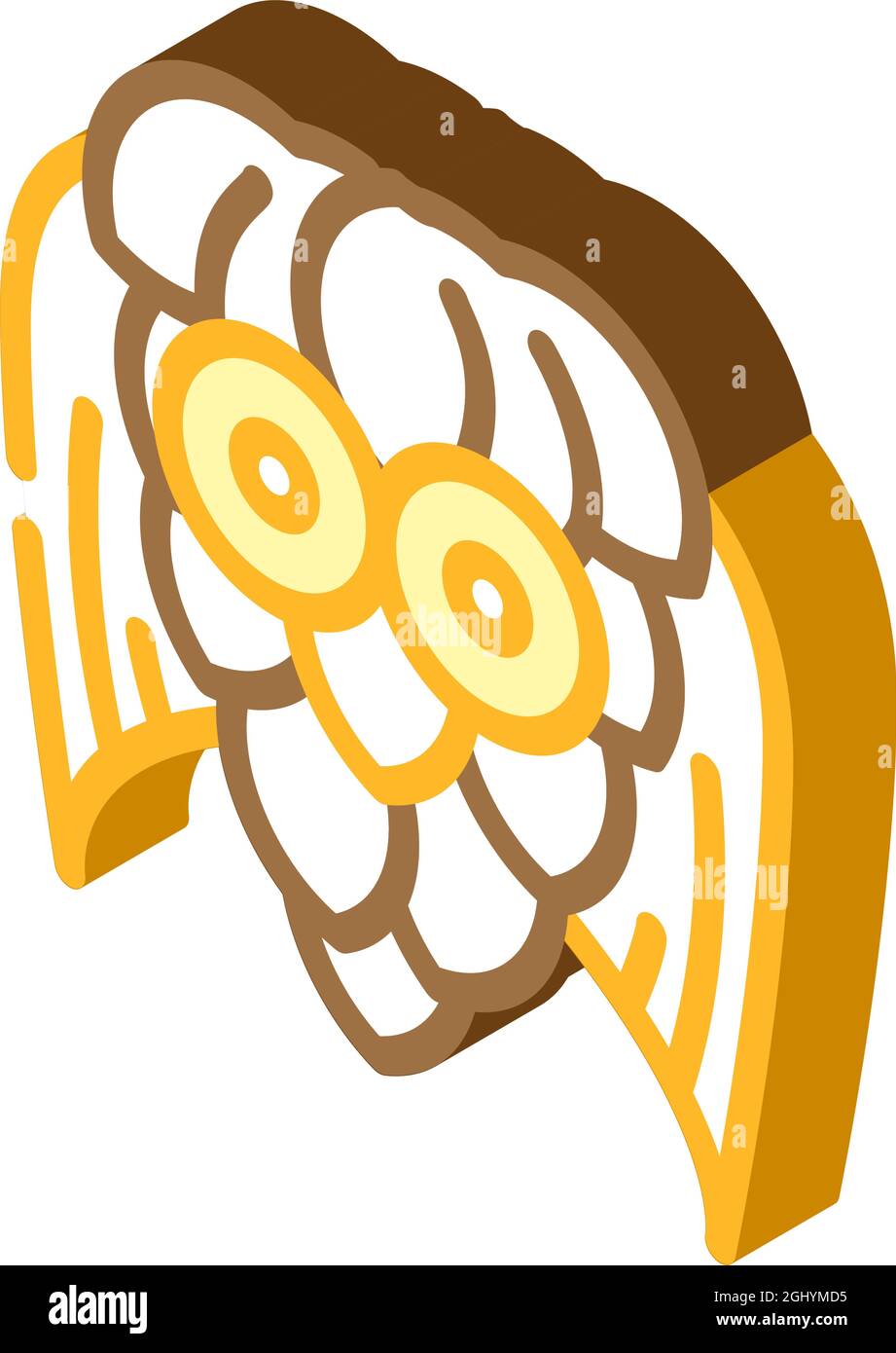 cone toy isometric icon vector illustration Stock Vector Image & Art ...