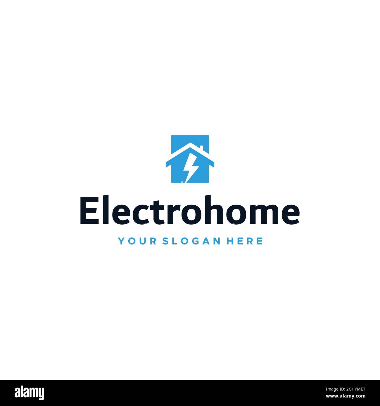 Electric logo design Stock Vector Images - Alamy