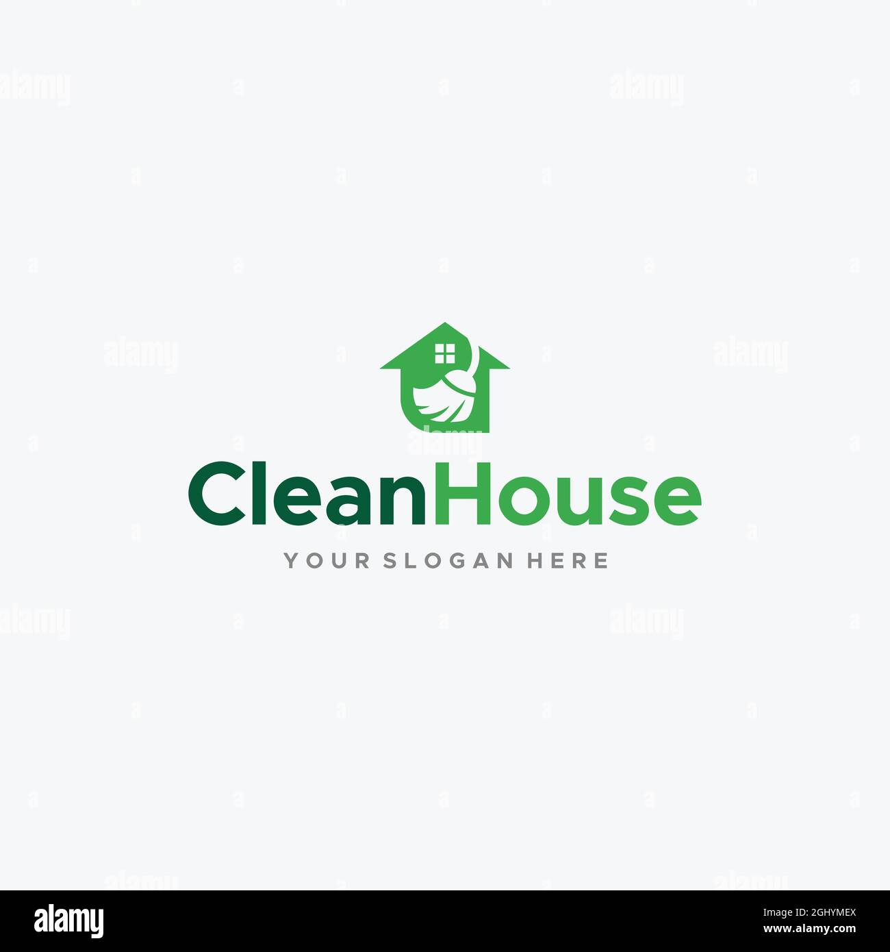 House cleaning logo hi-res stock photography and images - Alamy
