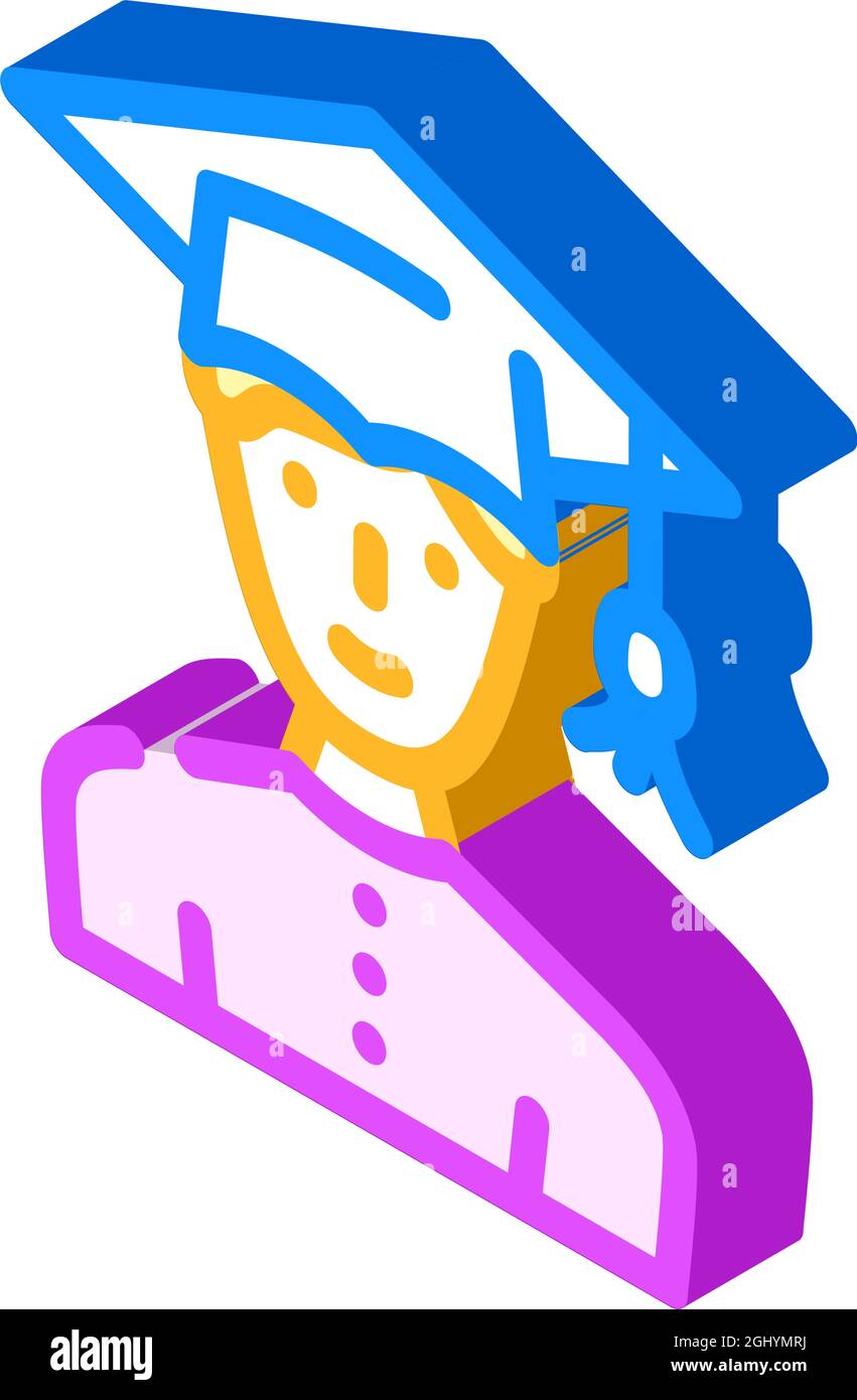 study male isometric icon vector illustration Stock Vector Image & Art ...