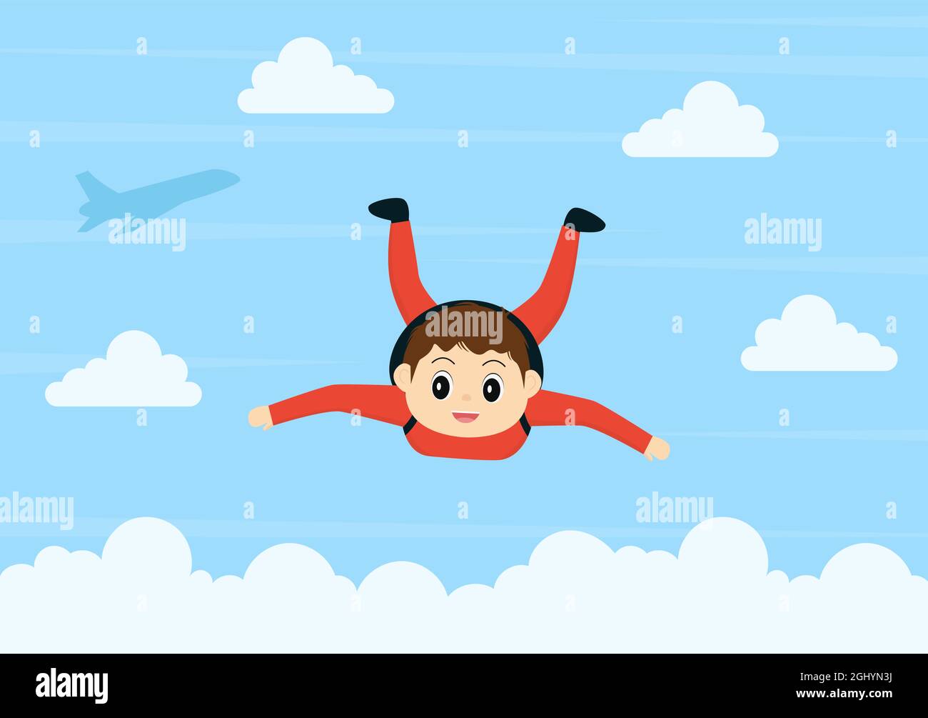 Skydive is a Type Sport of Outdoor Activity Recreation Using Parachute ...