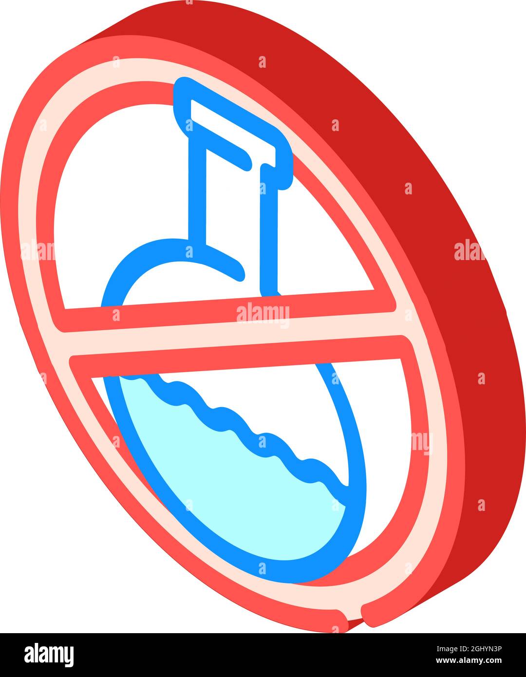silicone chemical liquid free isometric icon vector illustration Stock ...