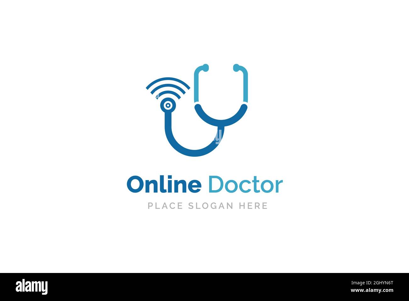 Online medical logo design template. Health and medicine symbol Stock ...