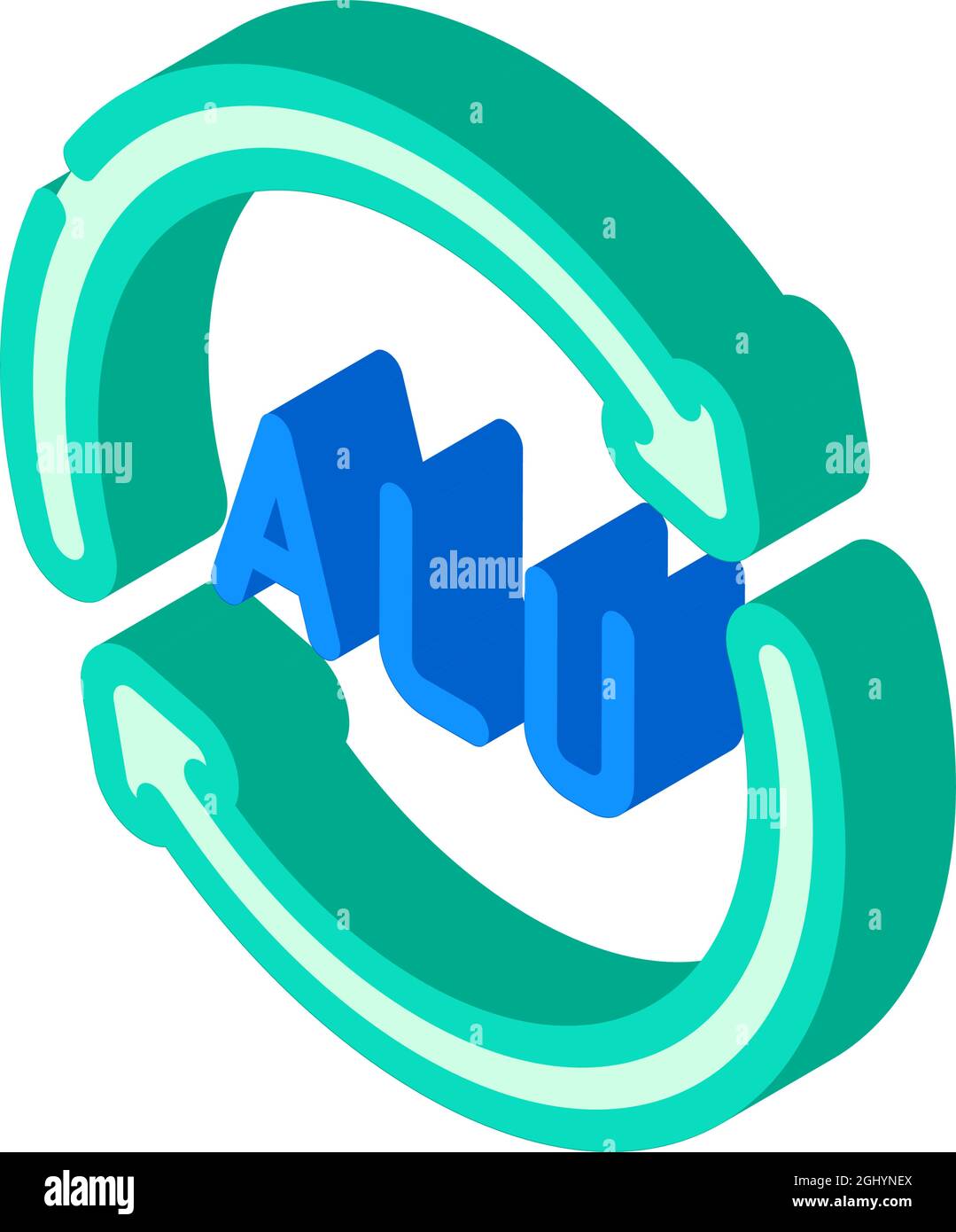 aluminum recycling package isometric icon vector illustration Stock ...
