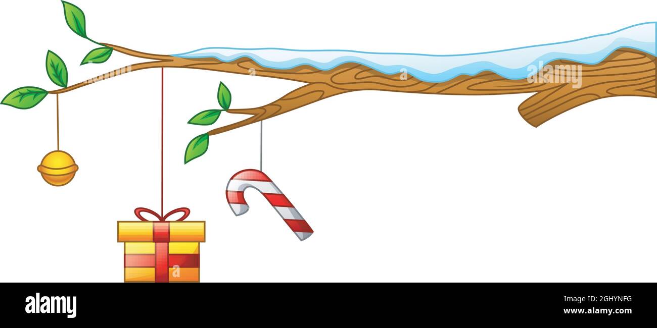 Christmas tree decorating girl Cut Out Stock Images & Pictures - Alamy