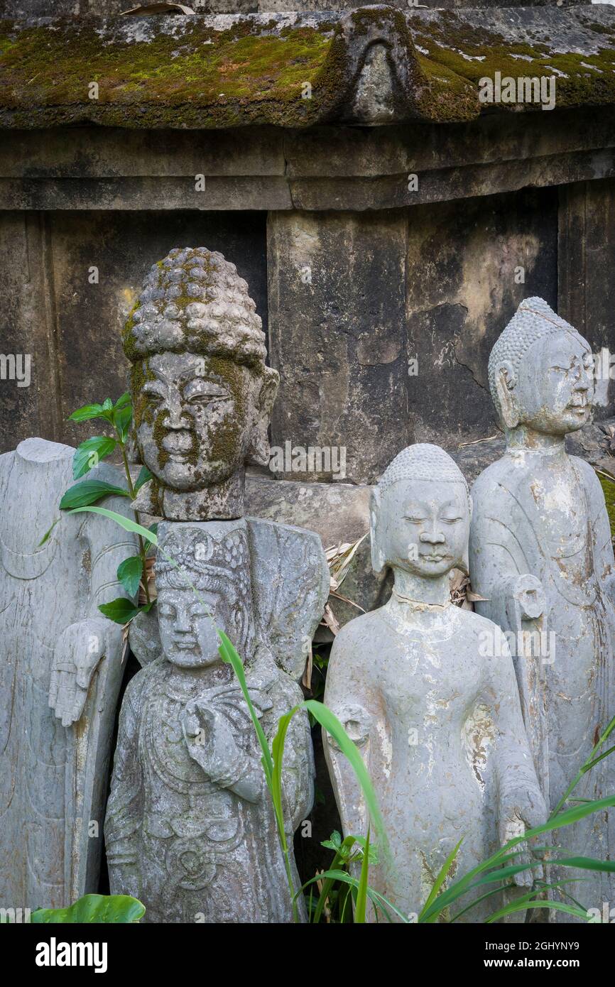 Part of the eclectic collection of Asian sculptures in the grounds of ...