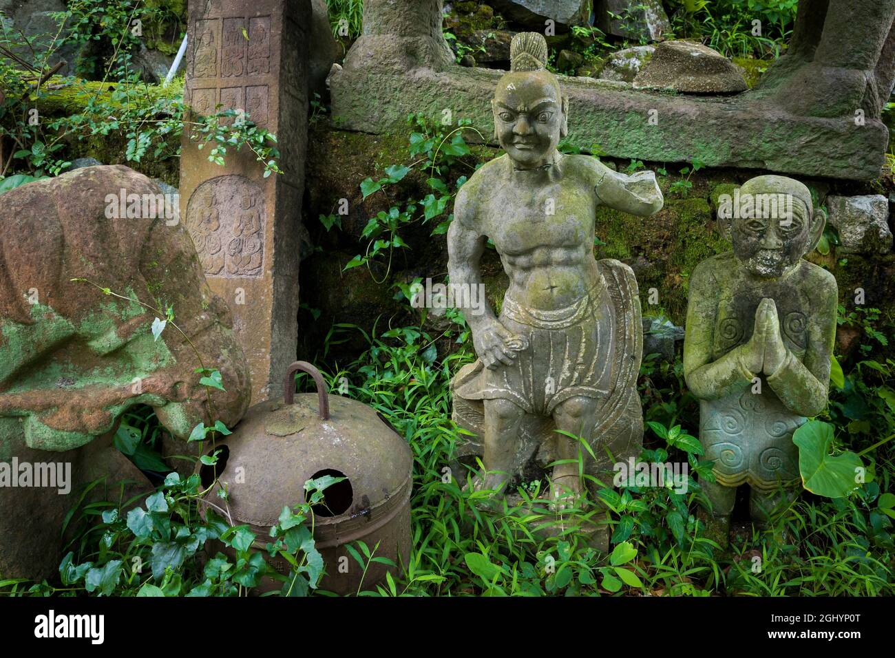 Part of the eclectic collection of Asian sculptures in the grounds of ...