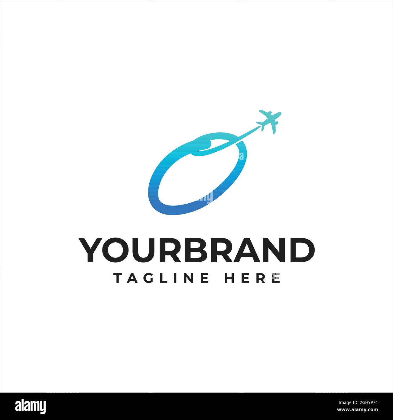 Letter O logo. Airline business identity travel logo design Stock ...